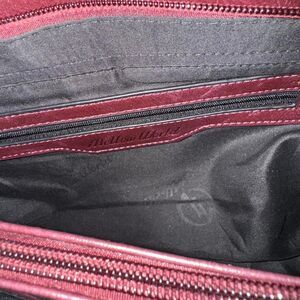 Mellow World | Bags | Mellow World Womens Hand Bag Maroon Embossed ...